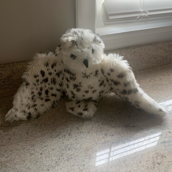 Toys | Folkmanis Snowy Owl Turning Head Hand Puppet In Perfect ...